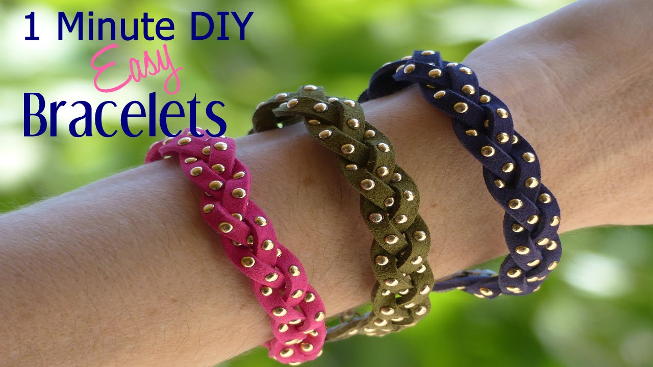Comment fabriquer un bracelet tressé simple et rapide, tuto pas à pas ...
